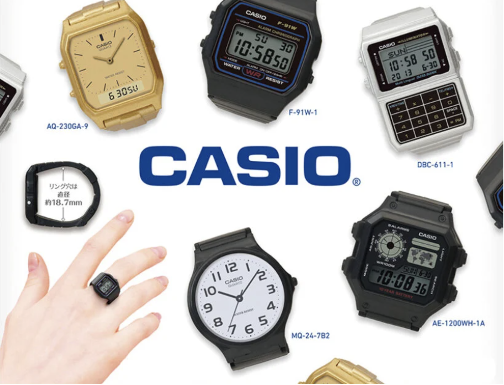 NEW: Casio ‘watch rings’ – HOROLOGIUM